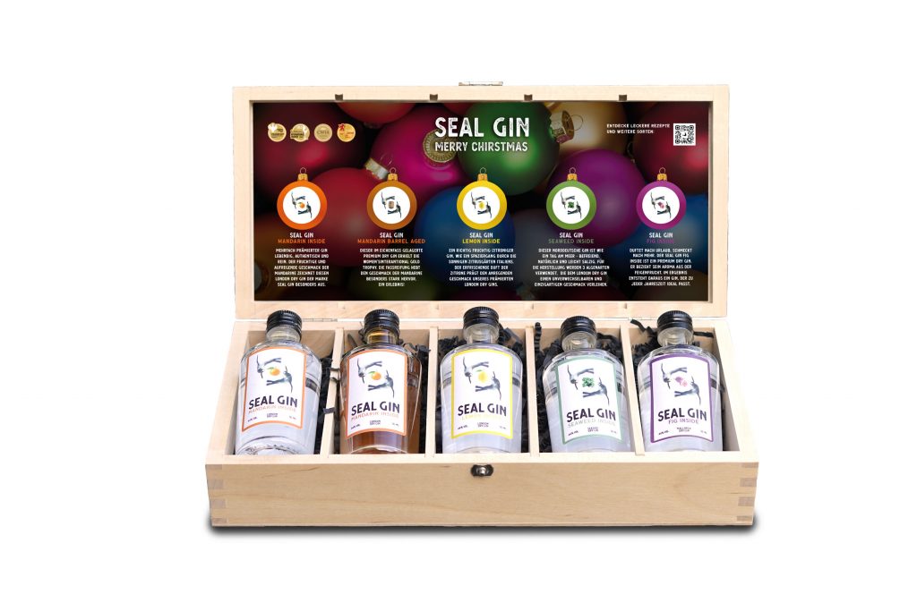 SEAL GIN Tasting Box XMAS Edition mit Gravur – SEAL GIN